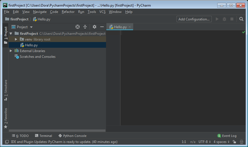 Pycharm Tutorial Stationsapje